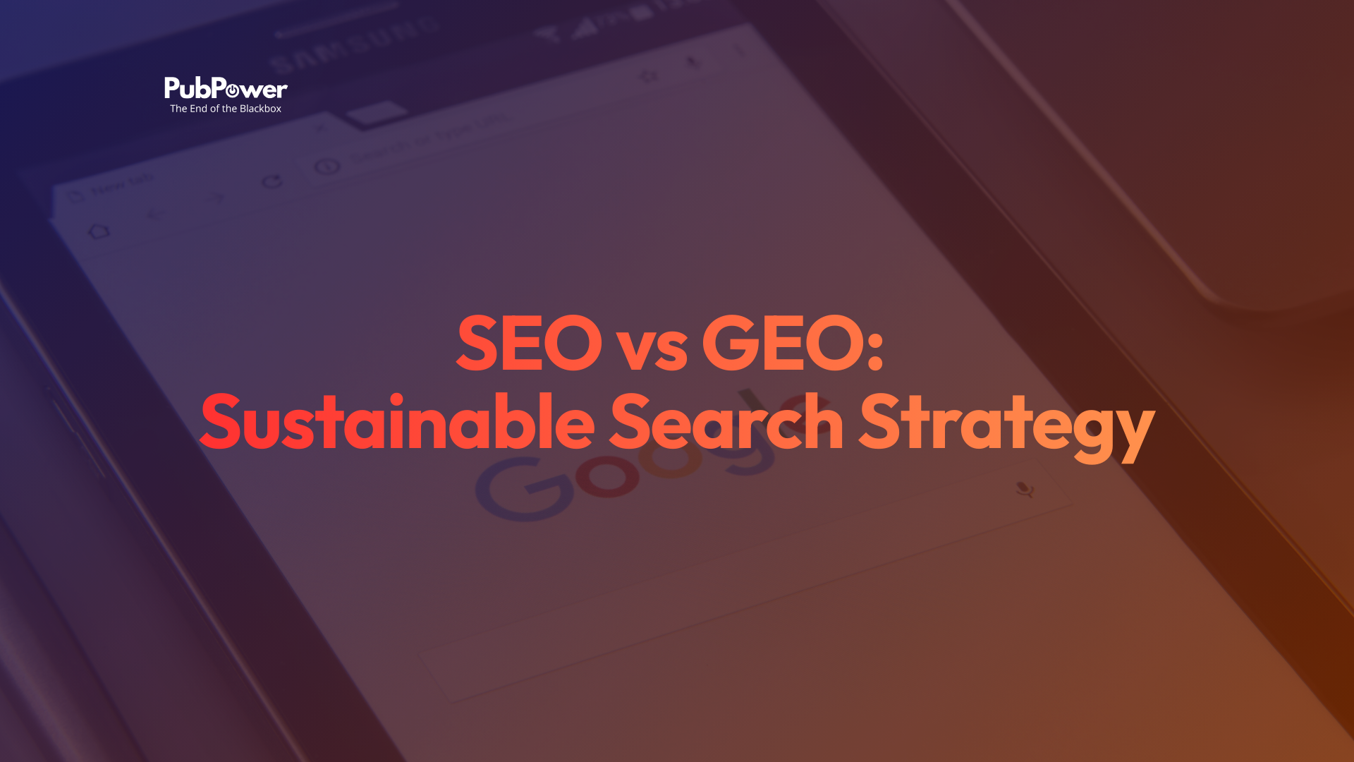 Differentiate SEO vs GEO and Sustainable Search Strategy 2026 ...